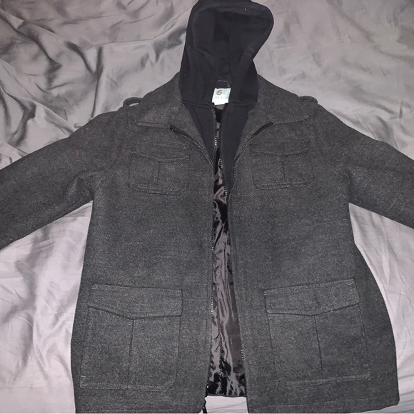 Class Club | Jackets & Coats | Class Club Jacket With Attachable Hood ...